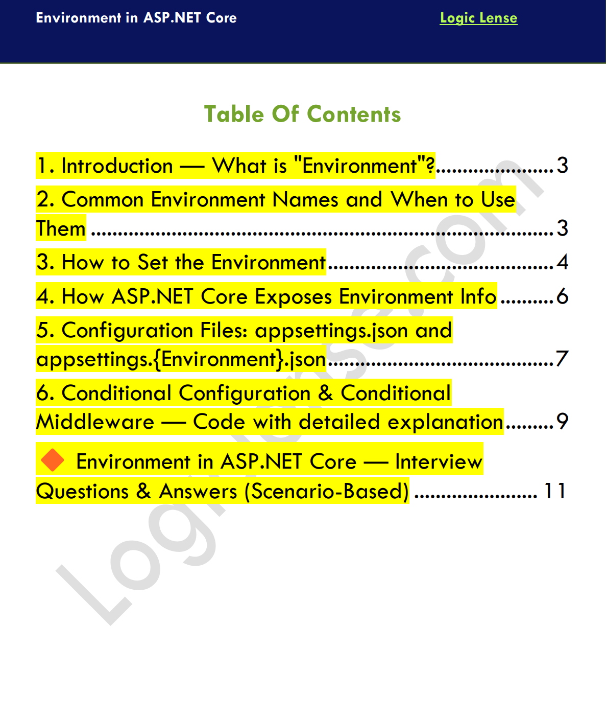 Mastering ASP.NET Core Environments (MVC & Web API) — Complete Guide ...