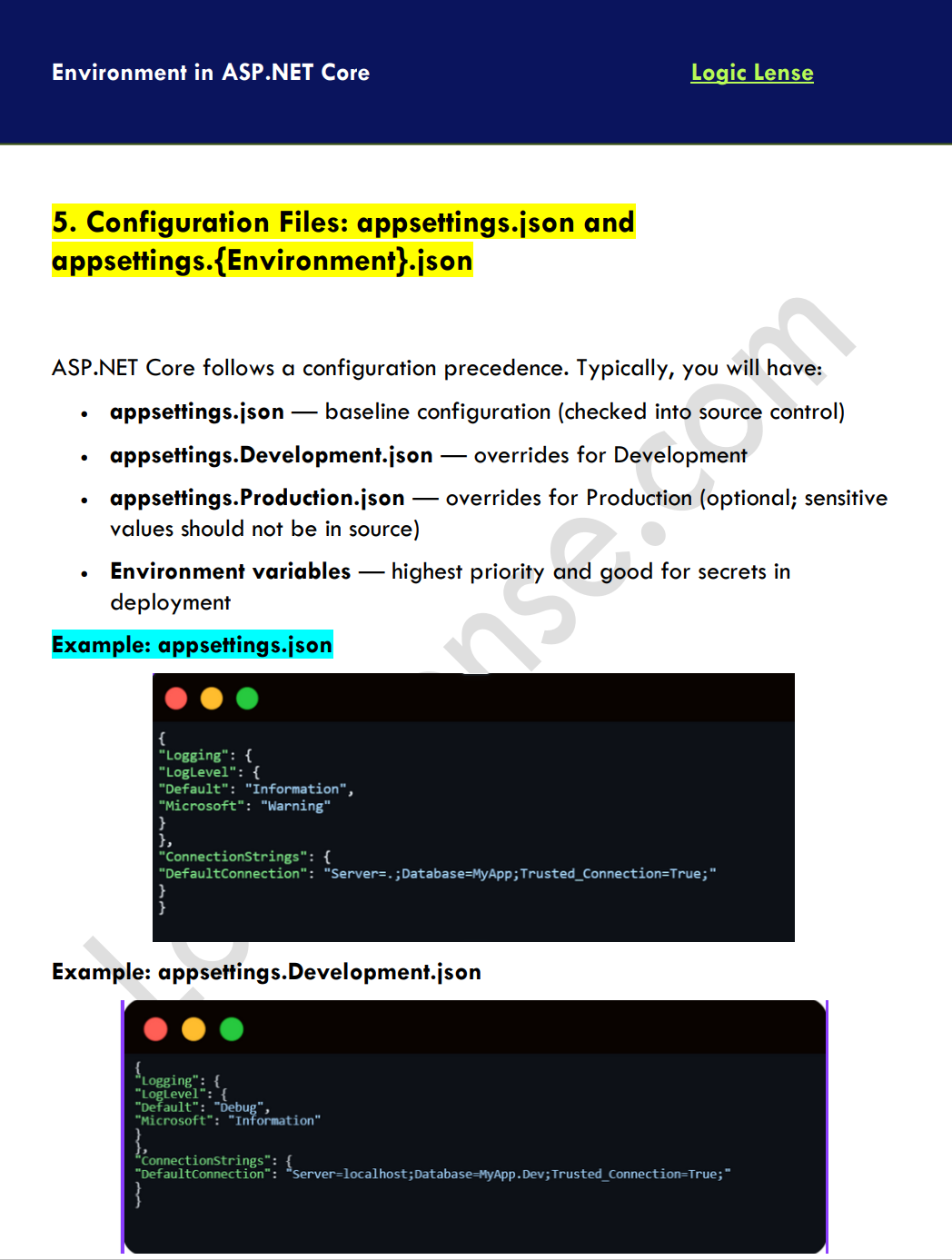 Mastering ASP.NET Core Environments (MVC & Web API) — Complete Guide ...